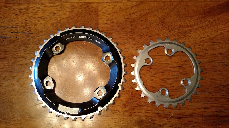 2016 Shimano Dyna-Sys 11 36 & 26 BC Chainrings For Sale