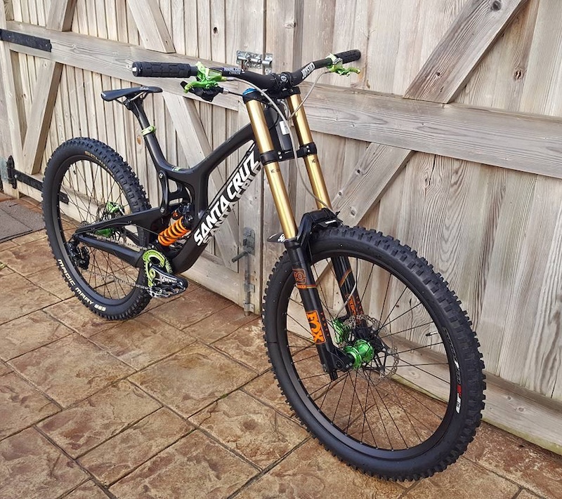 2016 Santa Cruz V10 CC - Hope Team Green Kit For Sale