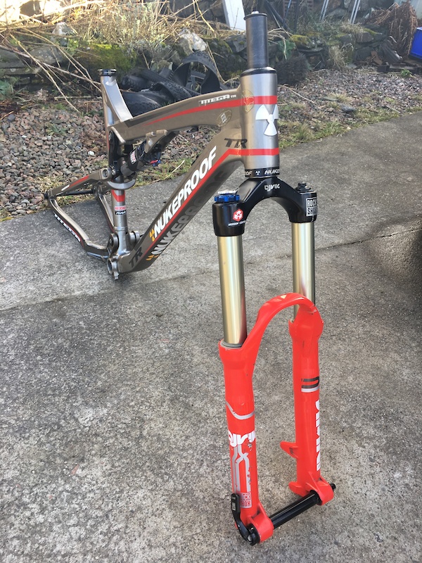 2014 Nukeproof Mega TR Frame and Forks For Sale
