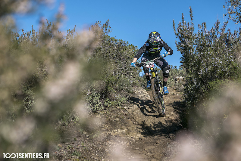 Cecile Ravanel in dolceacqua, Italy - photo by supernatural-team - Pinkbike
