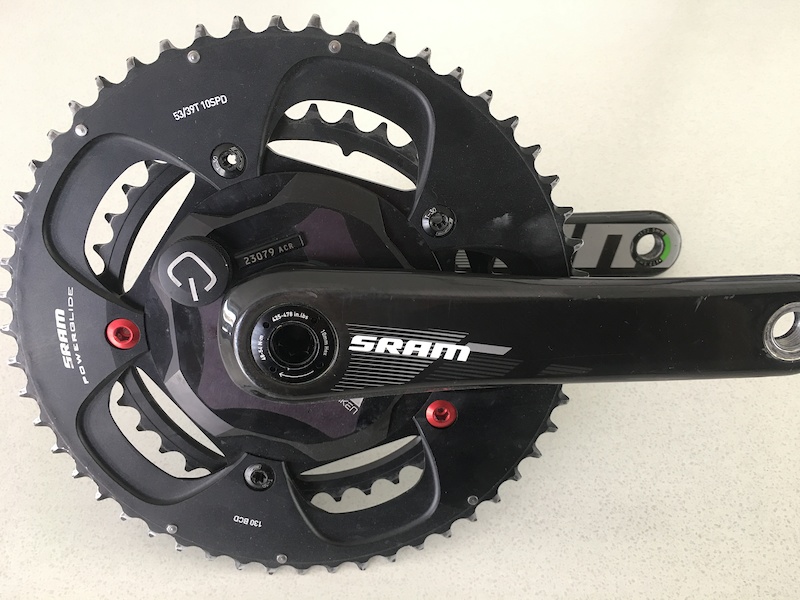 SRAM Quarq RIKEN Power Meter Crankset 172.5 BB30 For Sale