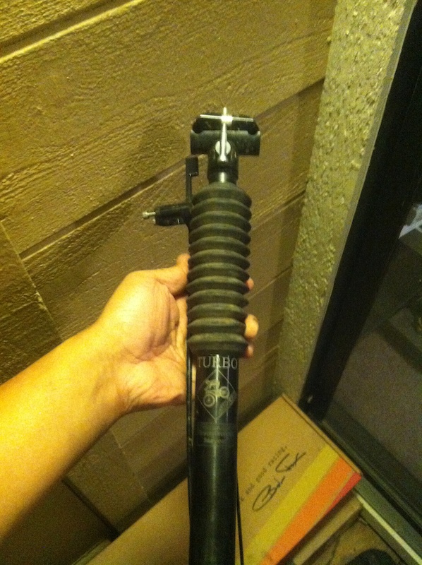 Gravity Dropper Turbo LP Seatpost, 5" drop, 31.6mm For Sale