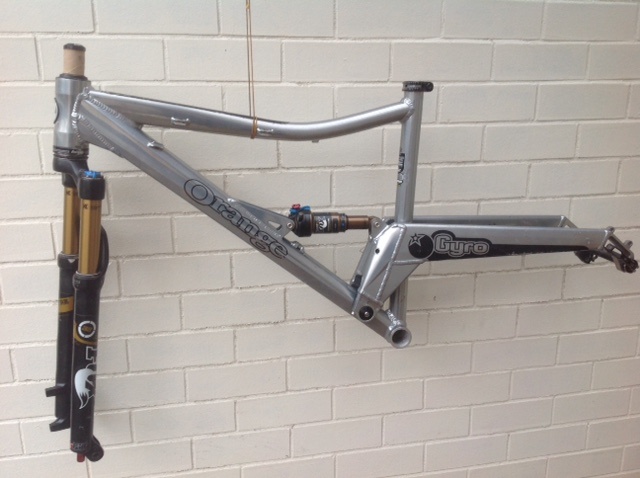 2014 Orange Gyro frame and forks For Sale