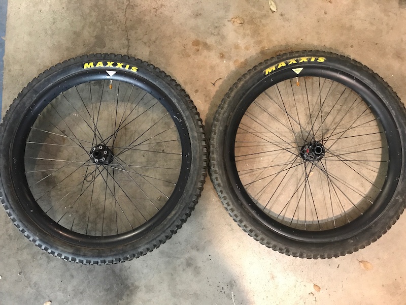 Derby DH Wide Rims - DT 240S - 26" Wheelset For Sale