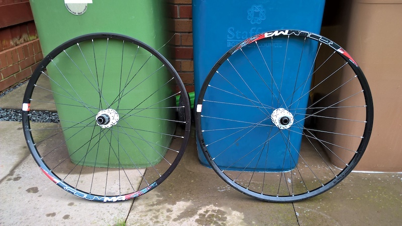 Sun ringle Radium MA 29 wheel set front and rear For Sale