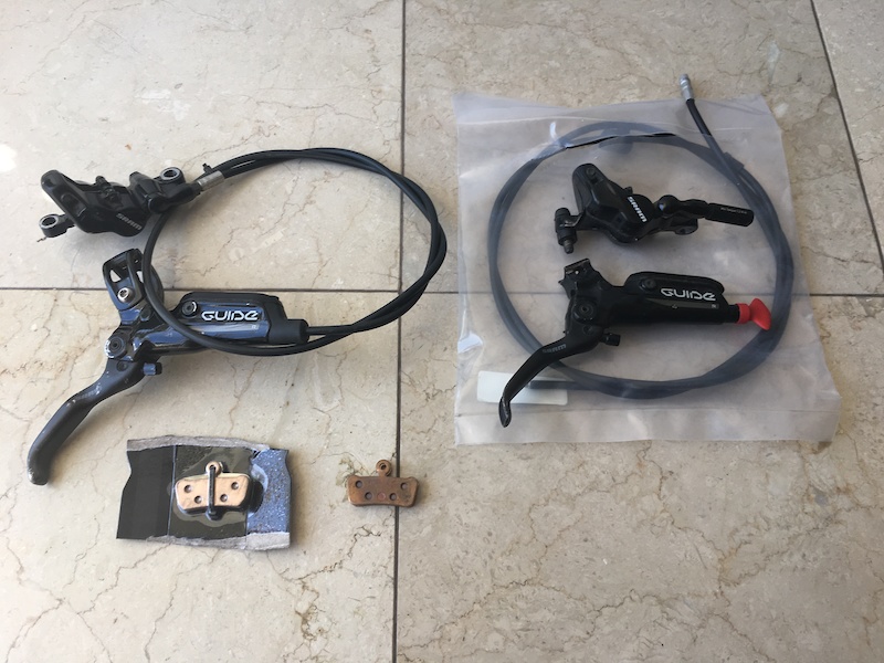 2015 Sram Guide R brake set with discs For Sale