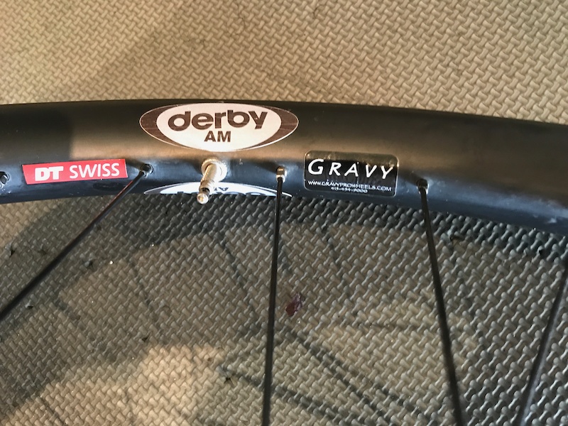 2016 Derby / DT350 Wheelset, Gravy Built, PRICE REDUCED! For Sale