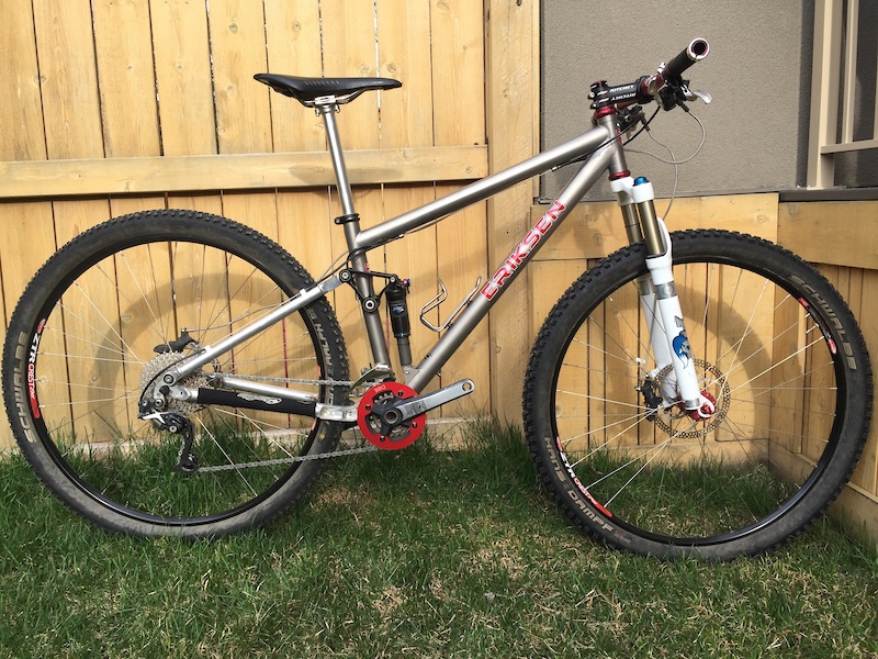 2008 Eriksen Titanium Full Suspension 29er For Sale