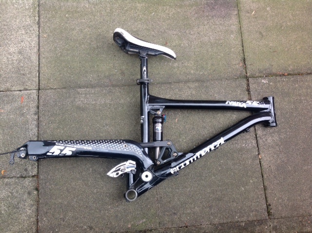 2010 Commencal Meta 55 frame with carbon swing arm For Sale