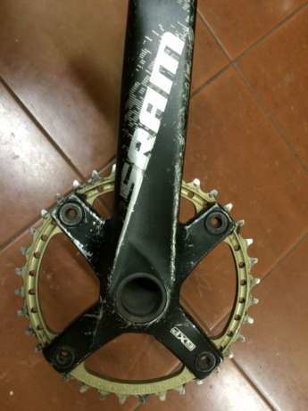 2014 Pedaleira Sram S100 + Prato Renthal 36t For Sale