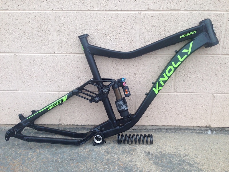 2017 Knolly Warden frame, XL/ano-black For Sale