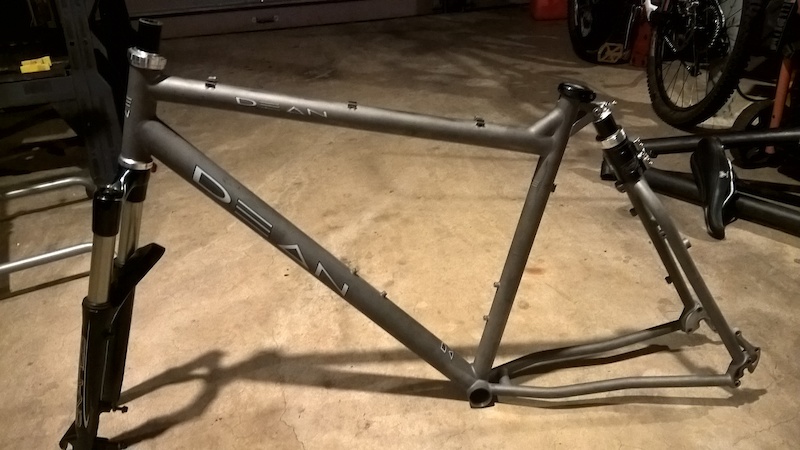 2005 Dean Duke disc soft tail Ti with Manitou Skareb fork For Sale