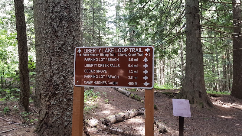 Liberty Lake Loop Mountain Bike Trail - Liberty Lake, WA