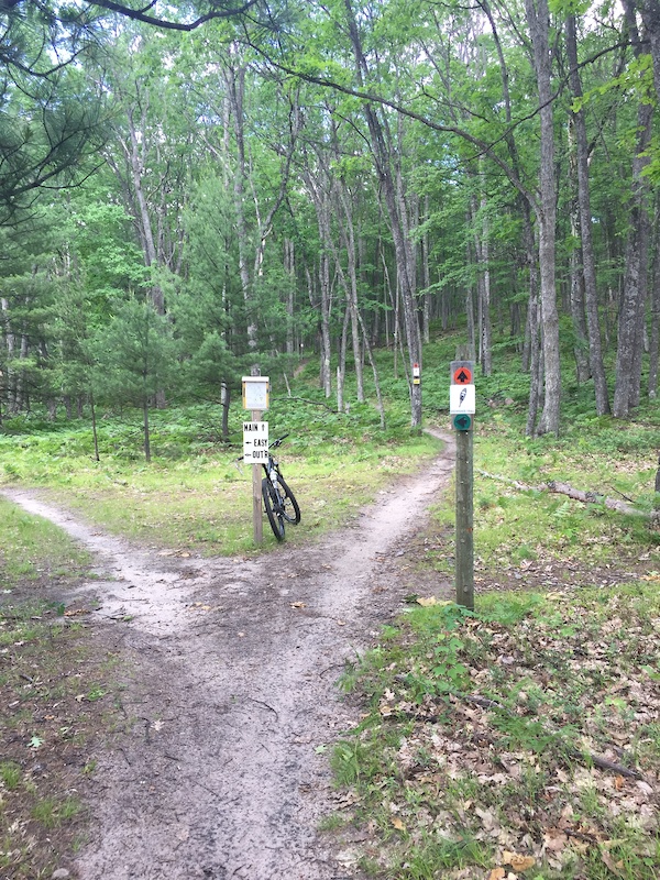 Main Loop Mountain Biking Trail - Grayling, Michigan
