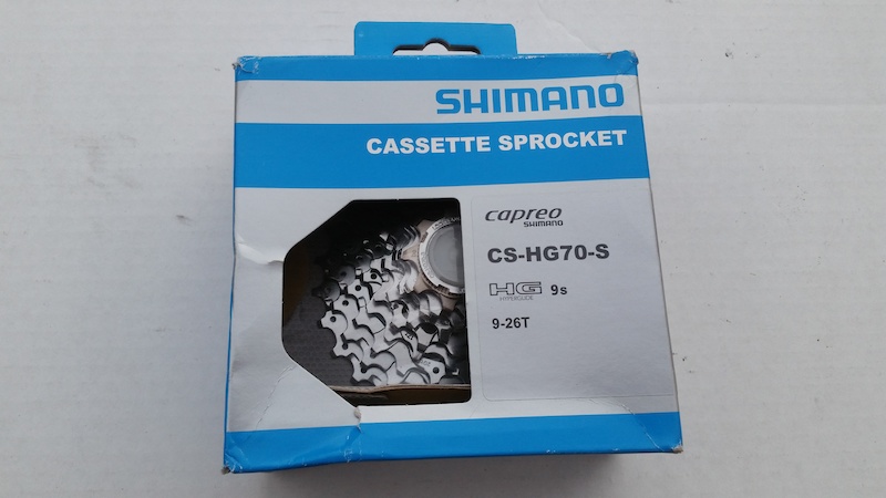 2016 Shimano Capreo Cassette 9-26T CS-HG70-S For Sale