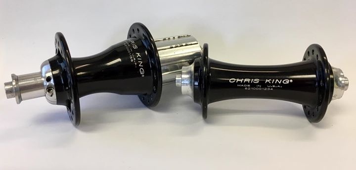 Chris King R45 hubs (pair, black) For Sale