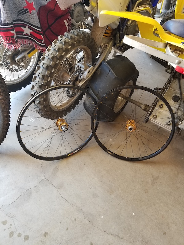 Hadley hubs on Mavic 321 rims For Sale