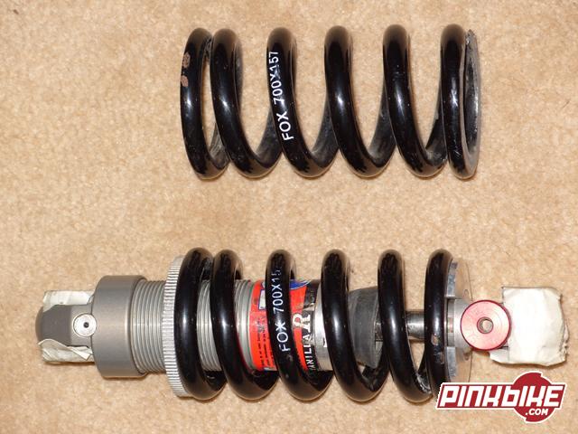 Fox Vanilla R rear shock two springs i2i=5 3/4" For Sale