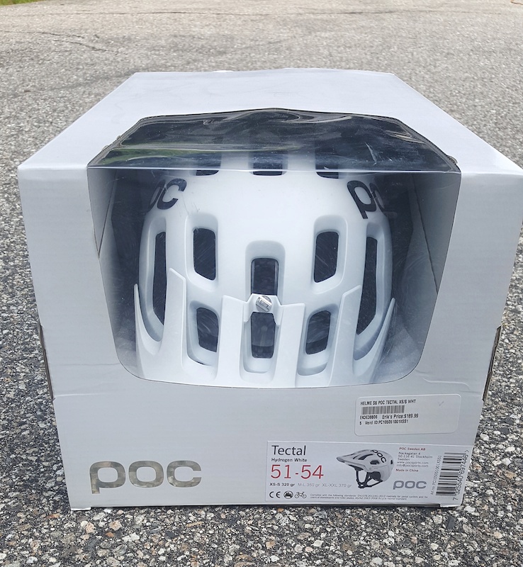 2017 POC Tectal Helmet XS/S White Like New For Sale
