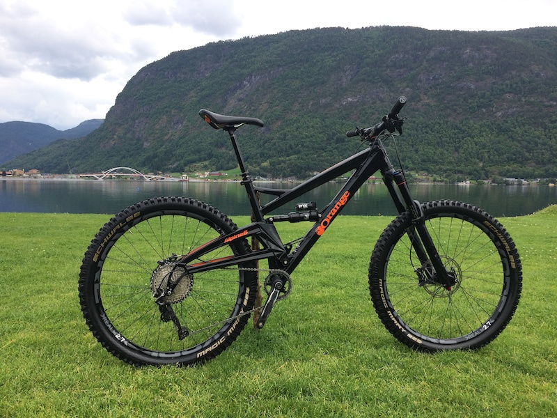 2017 Orange Alpine 6 Large 160/170 with 170mm Reverb For Sale