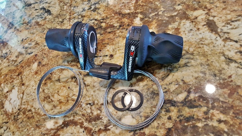 Sram XO Grip Shifters 3x9 For Sale