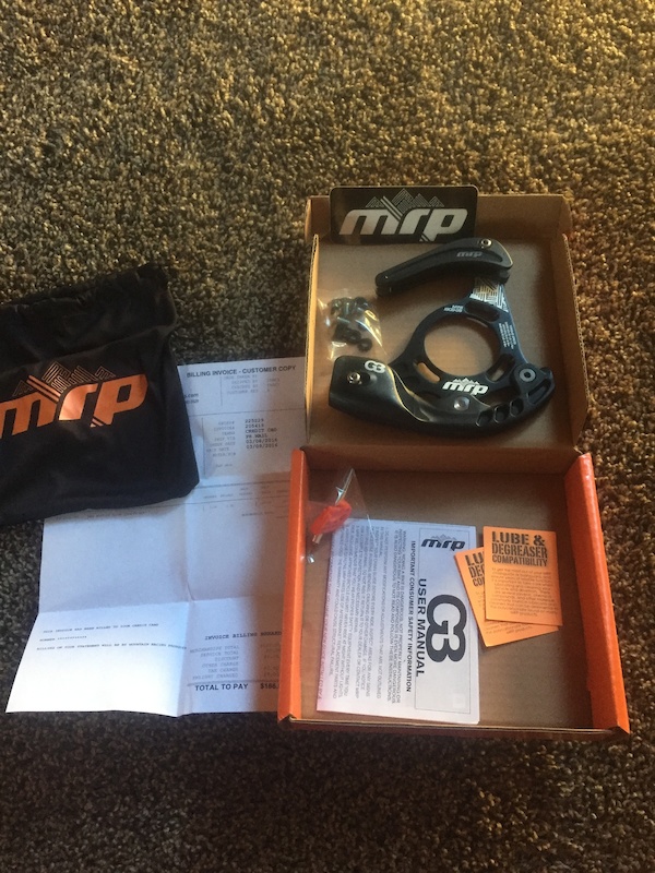 2016 MRP G3 MEGA ISCG-05 36 - 40T Black Chain Guide 1X NEW For Sale