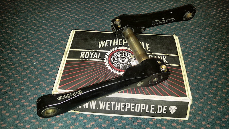 Primo Hollowbite cranks with ti spindle For Sale
