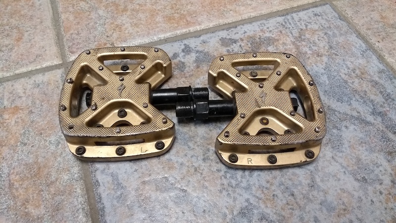Gold Specialized Pedals For Sale