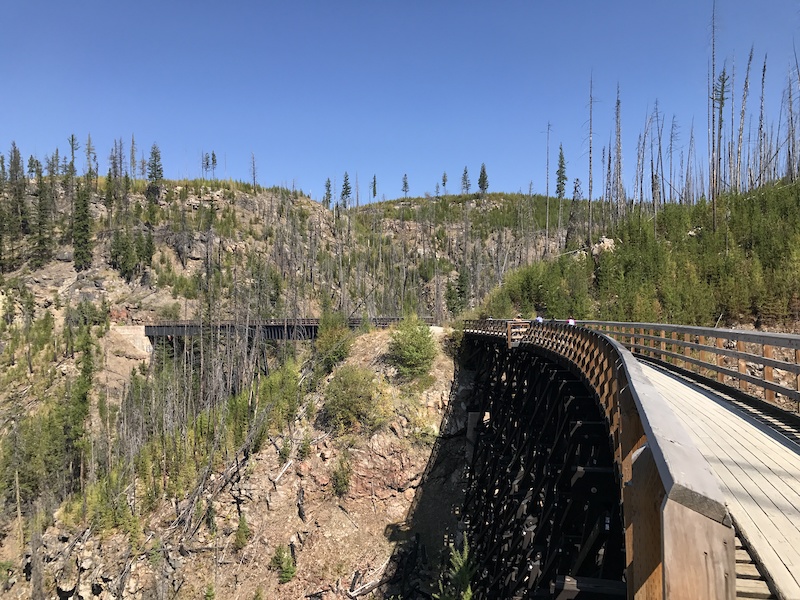 Trans Canada Trail - KVR Trail (Myra Canyon East to McCullough) Multi Trail - Kelowna, BC