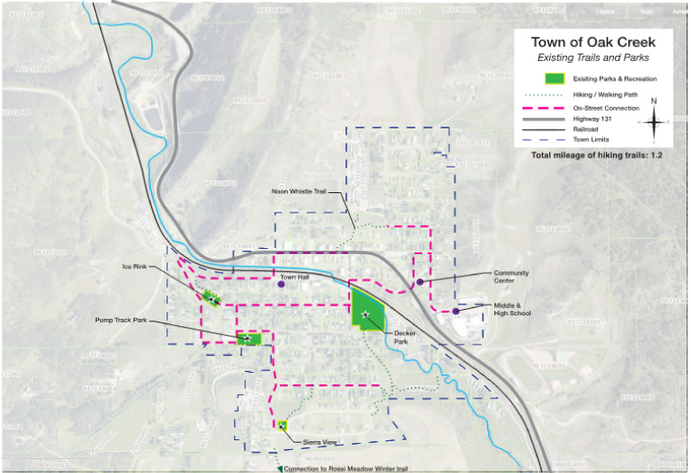 Decker Park to Sierra View Mountain Biking Trail - Oak Creek