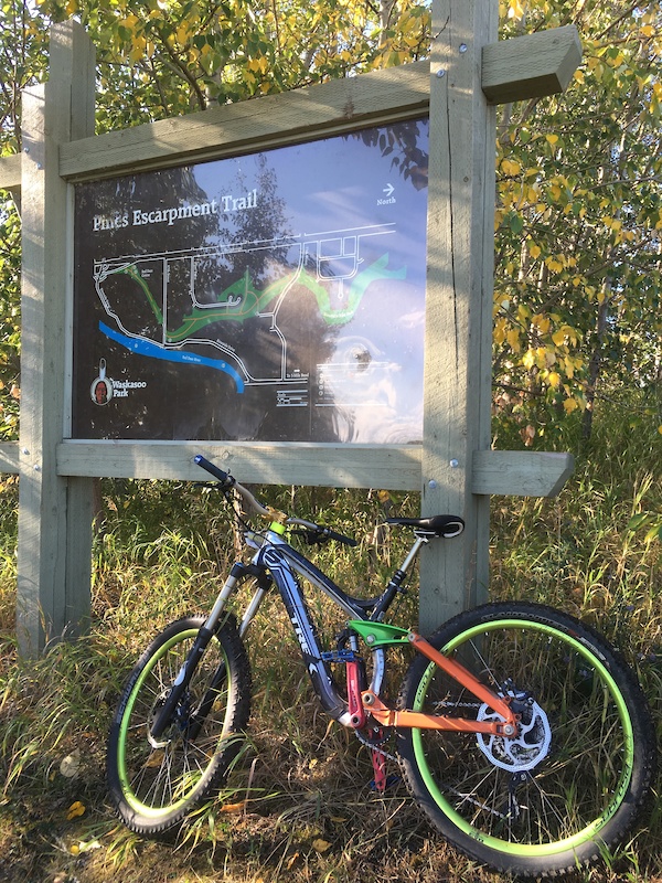 Pines Mountain Bike Trail - Red Deer, Alberta