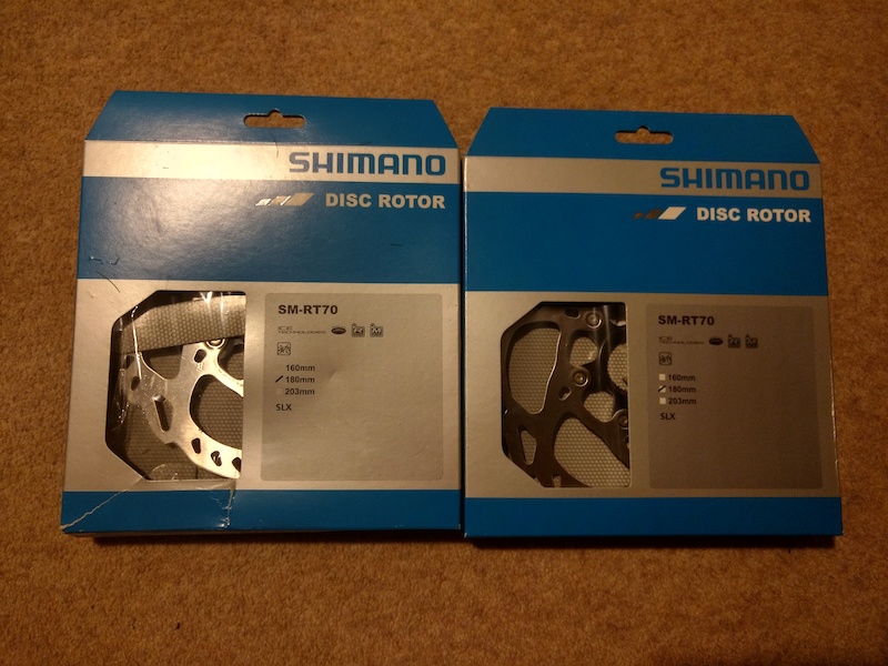New Shimano SLX Ice Tech Centre Lock Rotors For Sale