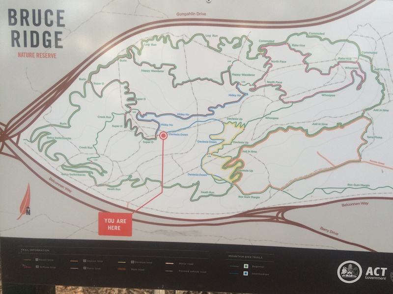 Bruce Ridge, Canberra Mountain Bike Trails | Trailforks