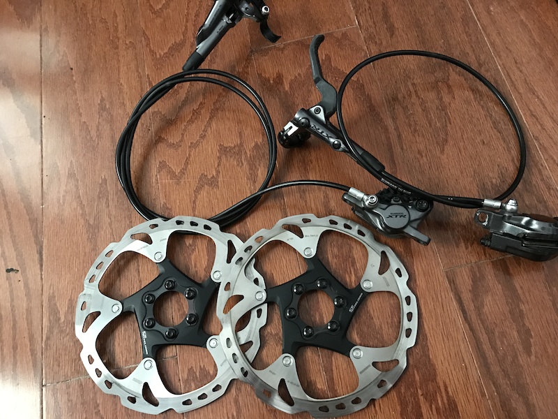 2017 Shimano xtr brakeset with ice tech rotors For Sale