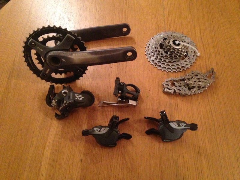 SRAM X7 10 Speed Groupset For Sale