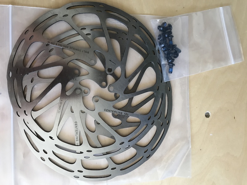 2018 Sram centerline 180mm rotors For Sale