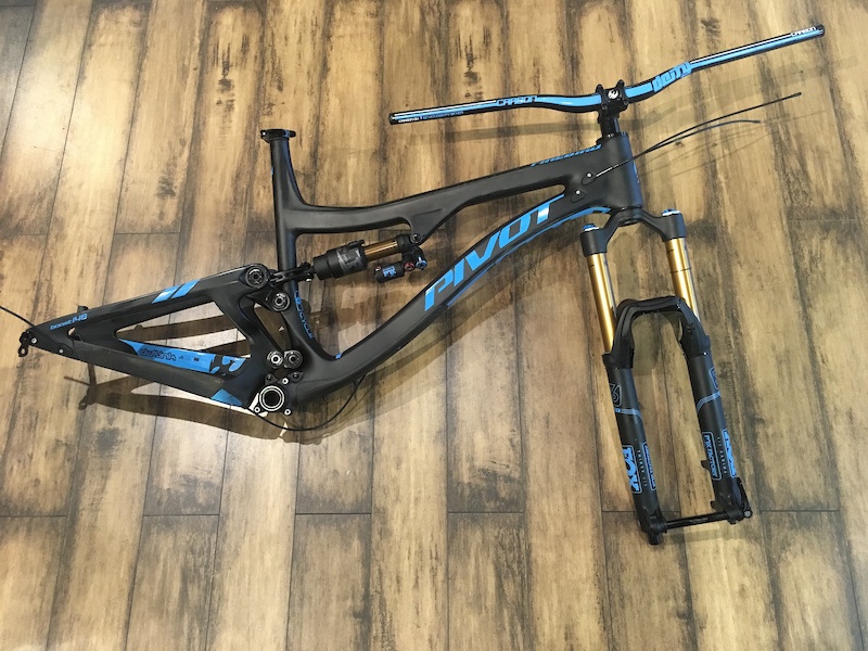 2017 Pivot Firebird XL - Frame, Fork, Shock, Bars + or - For Sale