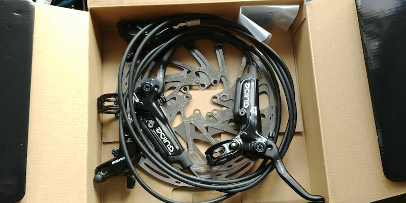 2018 SRAM Guide R Brakes, 8" + 7" rotors For Sale
