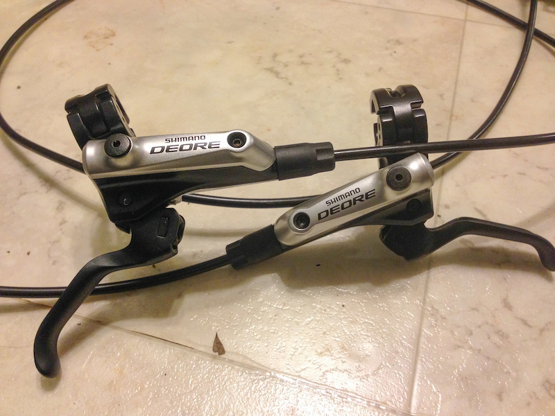 2016 Shimano Deore Brakes front and rear w/ rotors For Sale