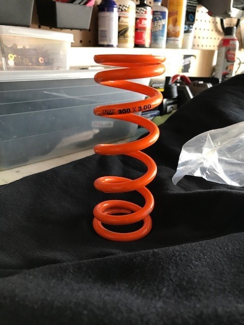 2017 BRAND NEW FOX SLS Rear Shock Sprind 300Lb 3" stroke For Sale