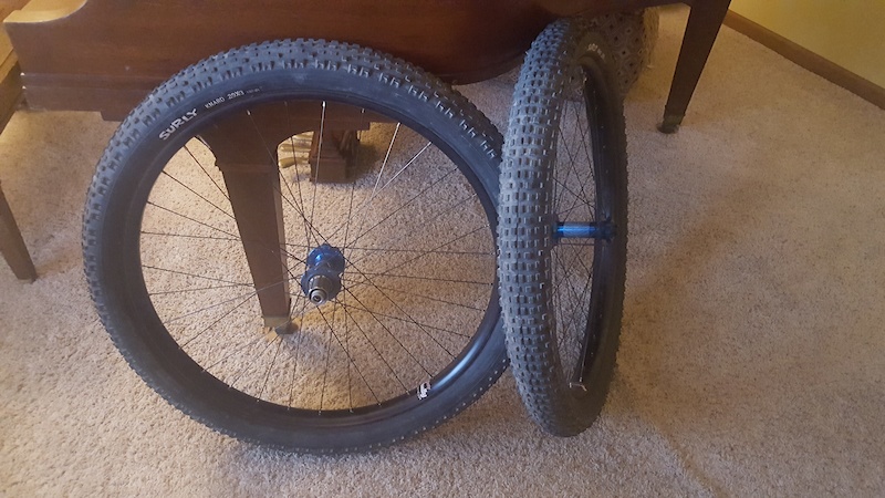 2016 29 Plus Wheelset. Hope Hubs & Velocity Dually Rims For Sale