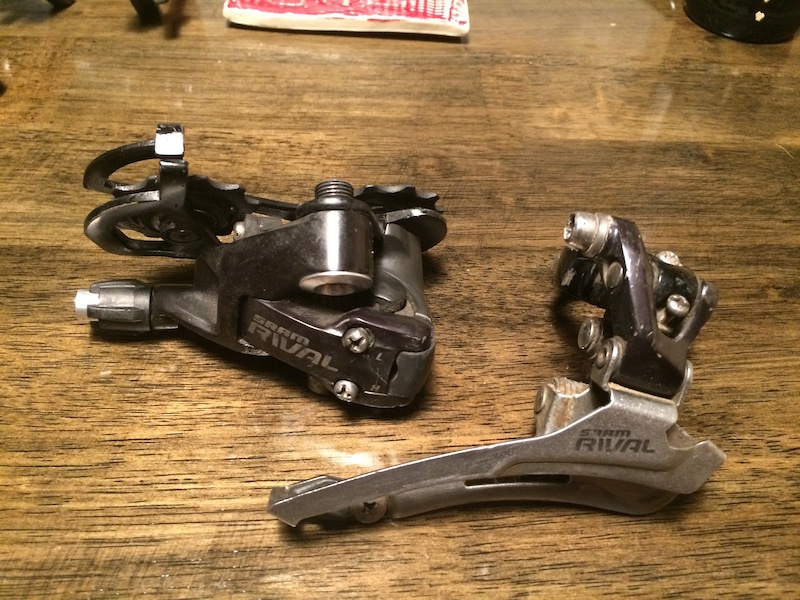 2010 SRAM Rival 10 Speed Front and Rear Derailleur For Sale