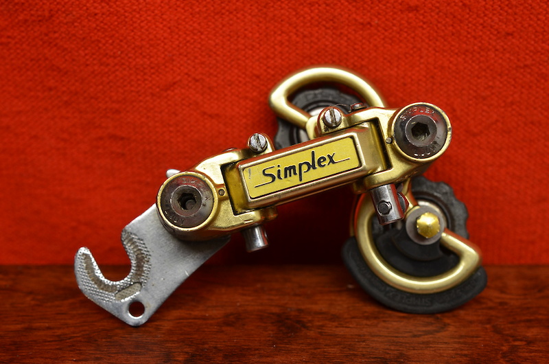 Simplex France - Gold Rear Derailleur- Prestige SLJ For Sale