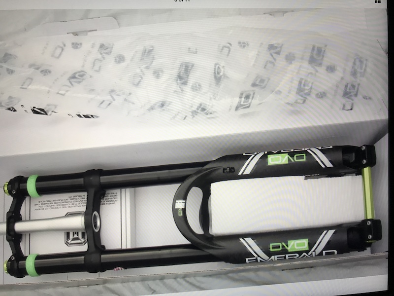 2014 DVO EMerald Inverted Fork 203mm 26"er For Sale
