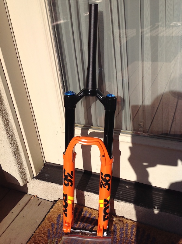 2018 Fox Float 36 RC2 160 27.5 Orange lower/black upper For Sale