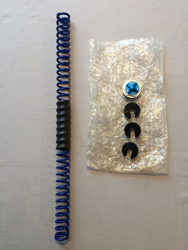 2017 FOX 40 VAN Coil Spring Assembly (TopCap+Plunger Shaft) For Sale