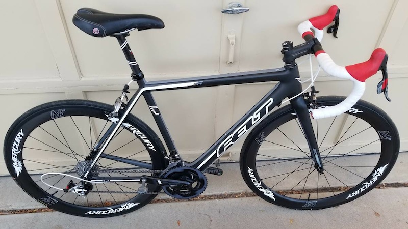 2014 Felt F1C Team Issue, Red 22, Mercury Carbon Clinchers For Sale