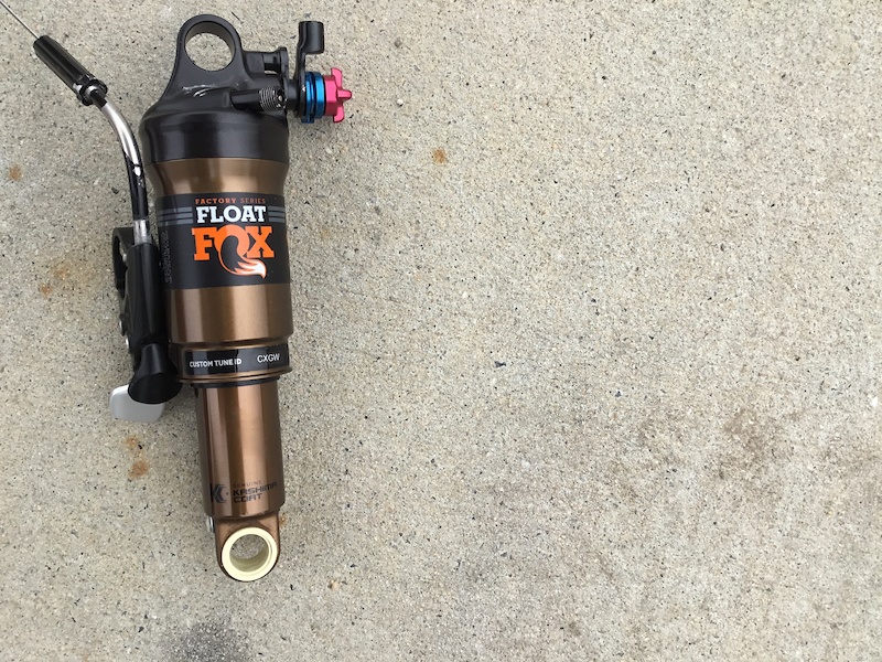 2016 Fox float DPS 6.5x1.5 (165x38mm)+ remote For Sale