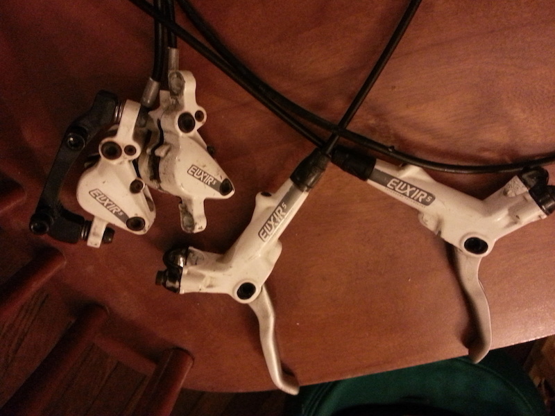 2015 Avid Elixir 5 White Hydraulic Brakes For Sale