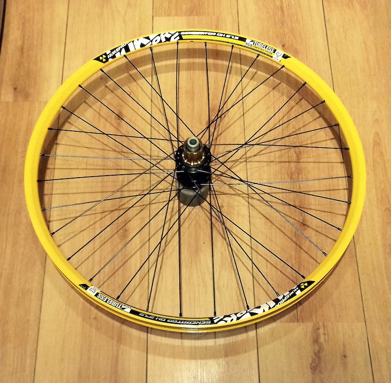 Nukeproof Yellow TCS DH Hope Pro 2 Evo Wheels For Sale
